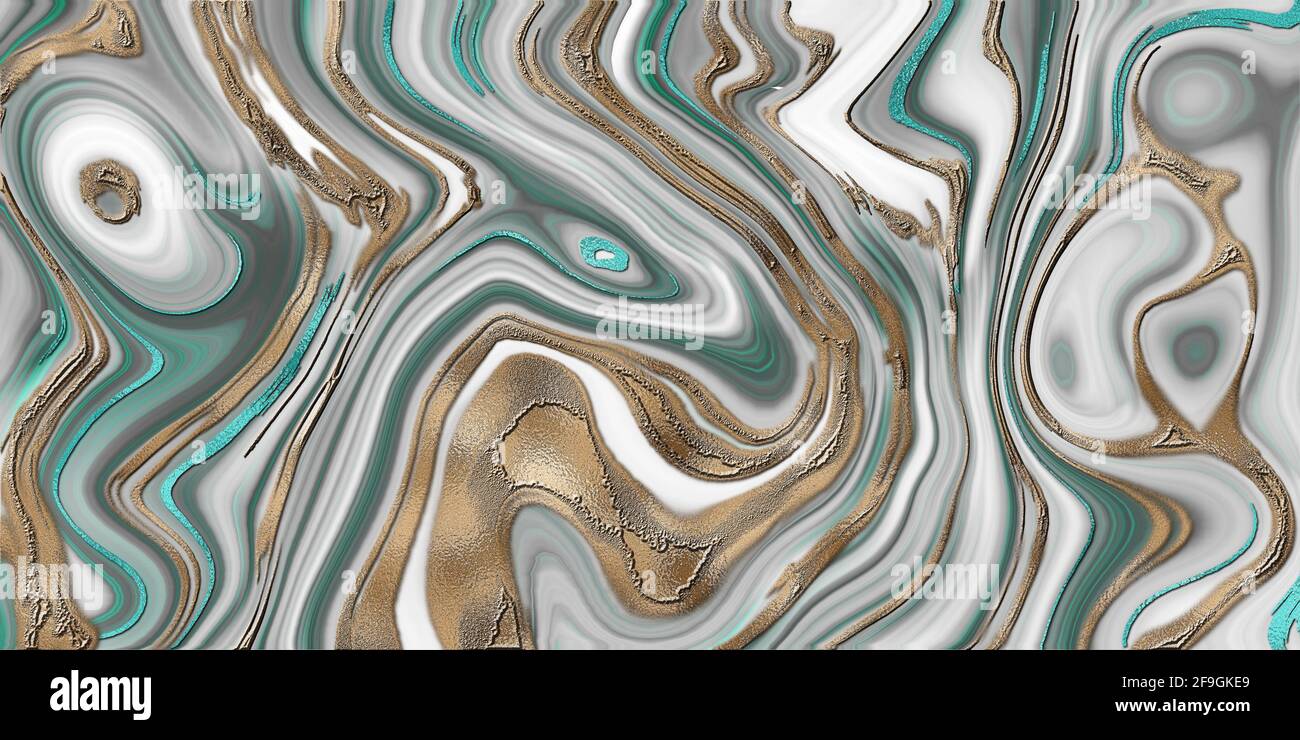 Liquid marble agate, abstract white grey green turquoise marble agate ...