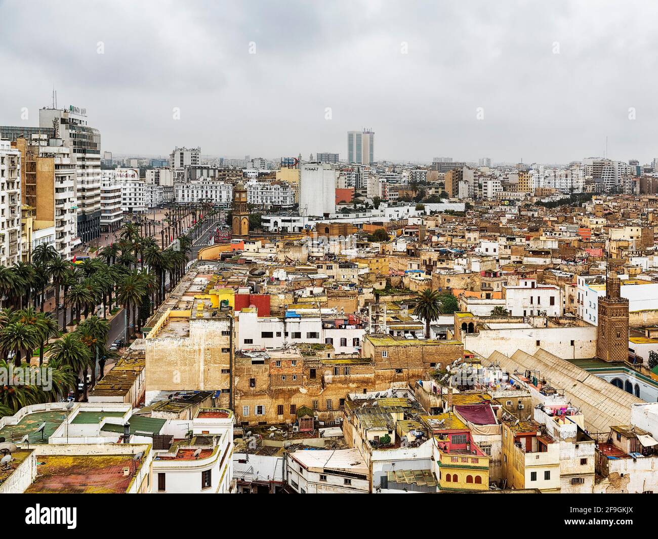 Top view of the city, Casablanca, Morocco Stock Photo - Alamy
