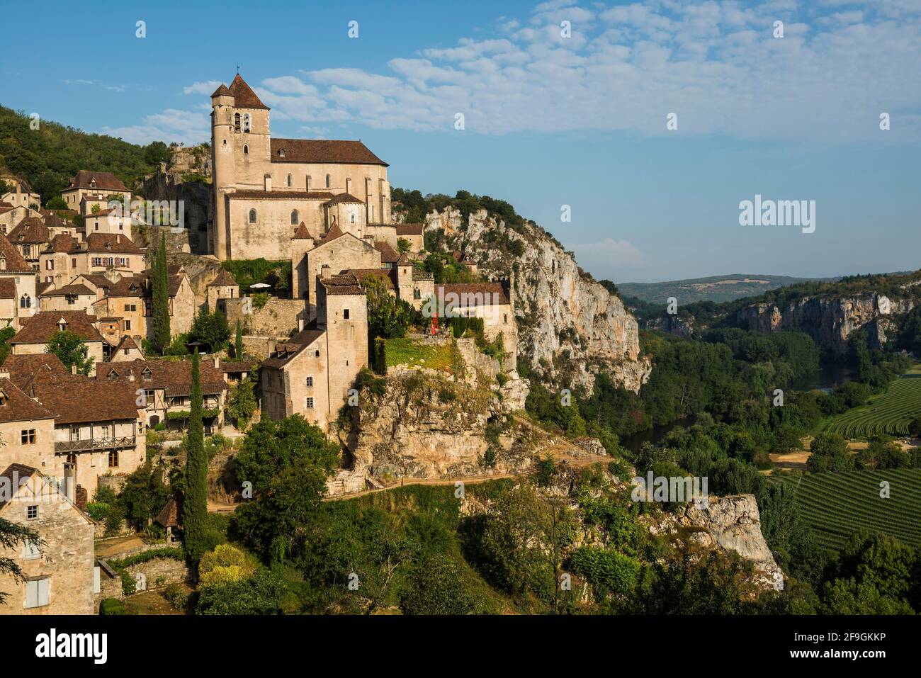 Saint-Cirq-Lapopie, Les Plus Beaux Villages de France, on the Lot ...