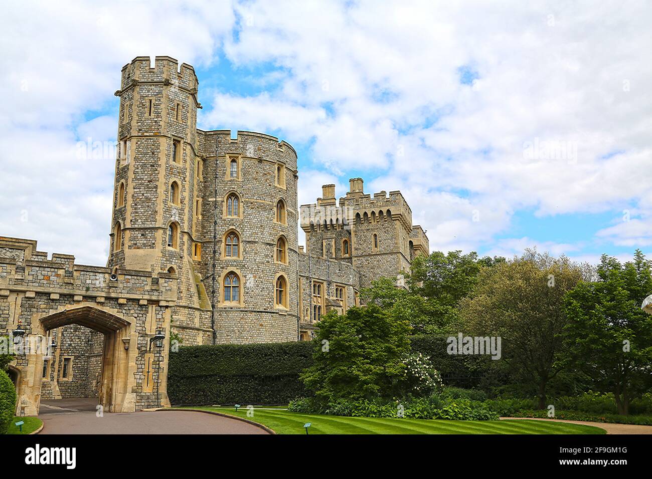 London, Great Britain -May 25, 2016: Windsor Castle, St.George’s Gate ...