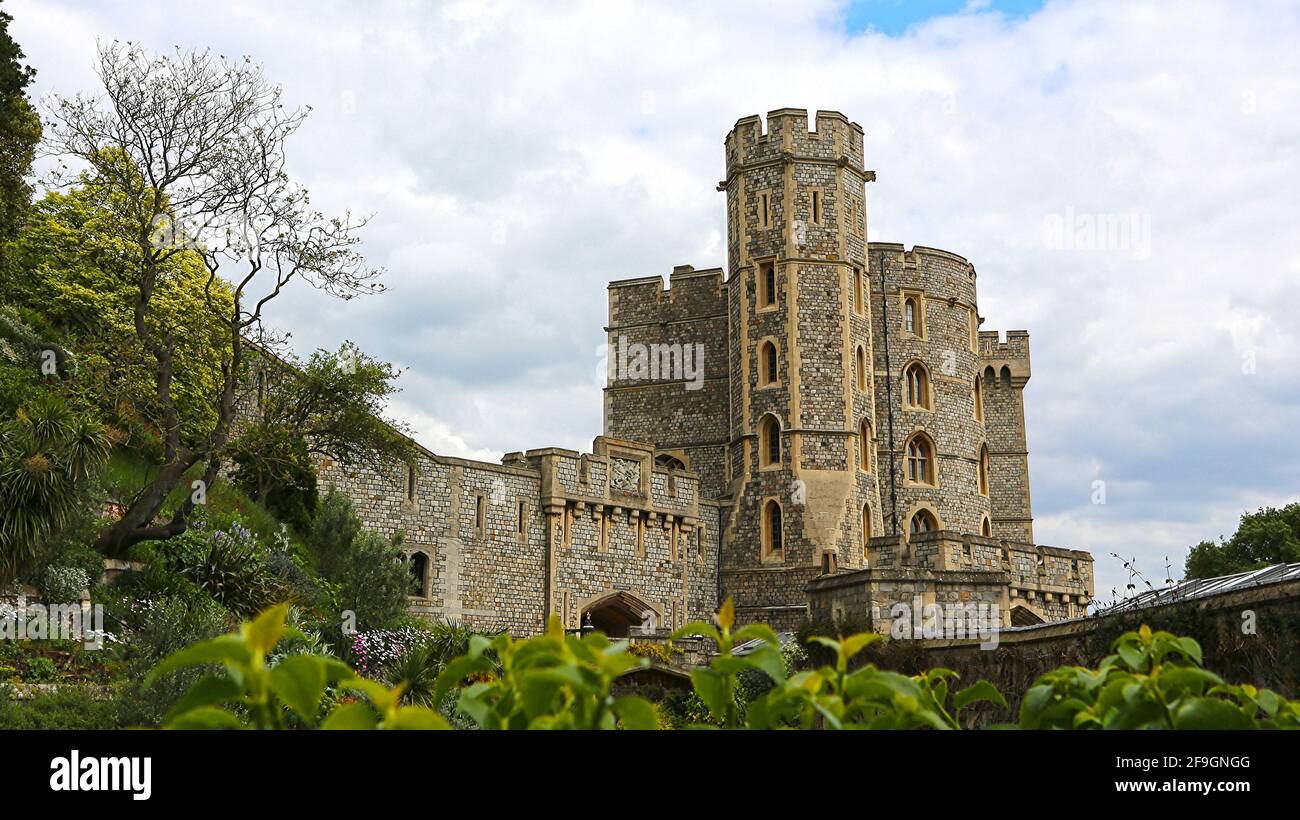 London, Great Britain -May 25, 2016: Windsor Castle, St.George’s Gate ...