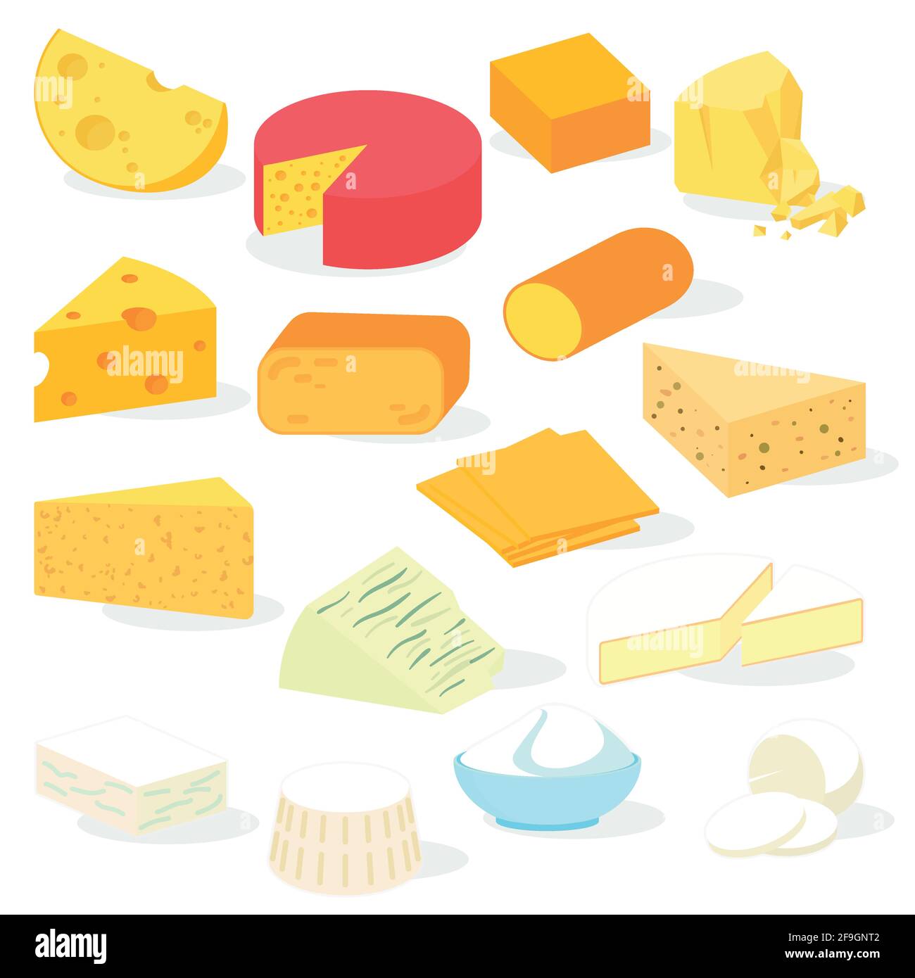 Goat cheese fresh Stock Vector Images - Alamy