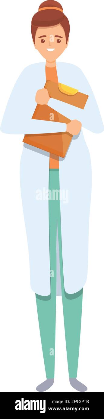 Student scientist icon. Cartoon of Student scientist vector icon for ...