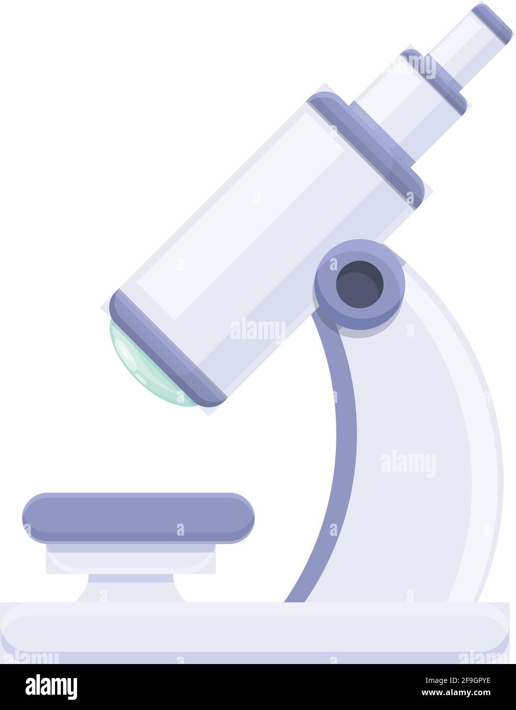 Scientist microscope icon. Cartoon of Scientist microscope vector icon ...