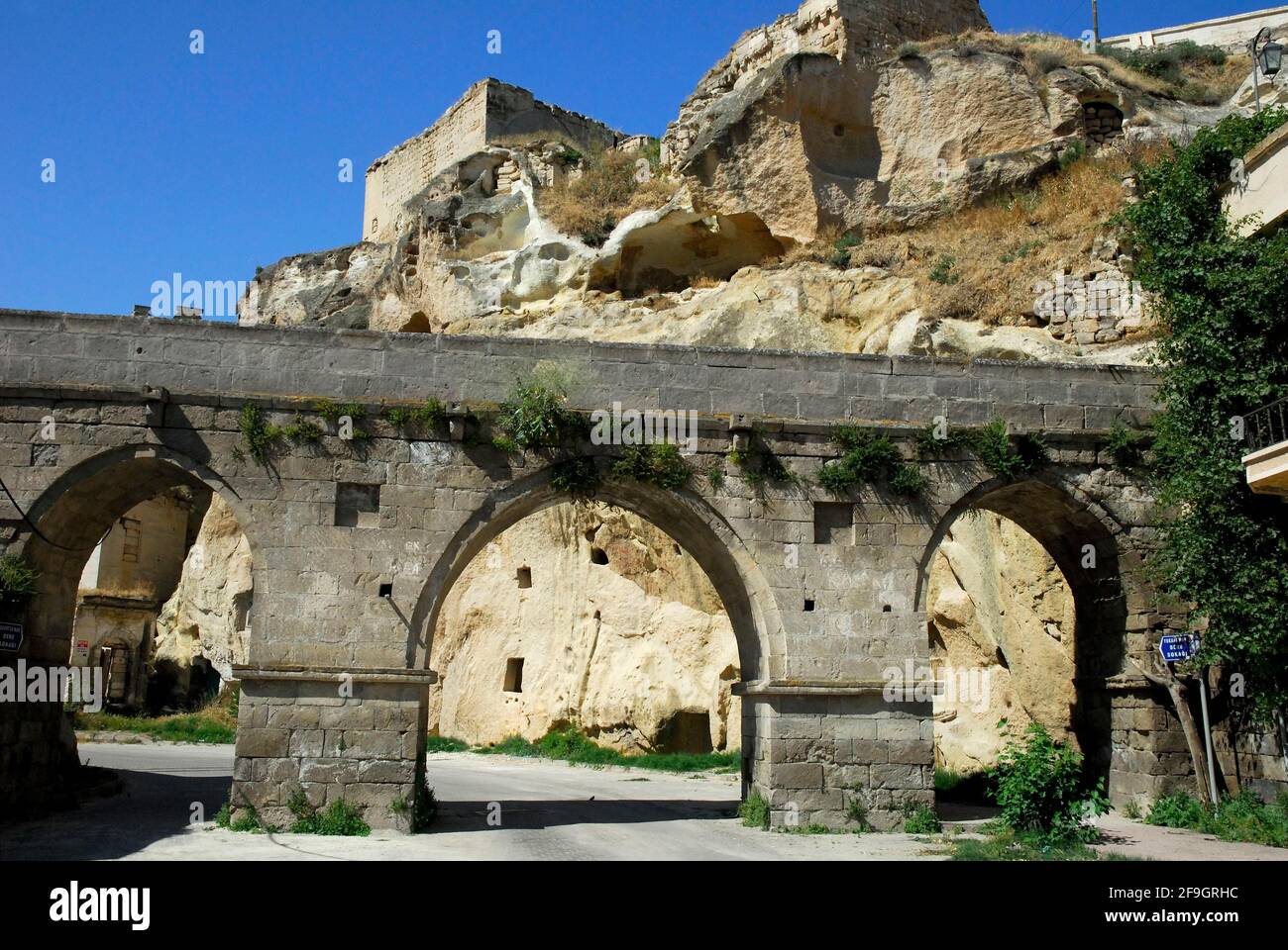 Roman aqueduct, Mustafapasa, Cappadocia, Turkey Stock Photo - Alamy