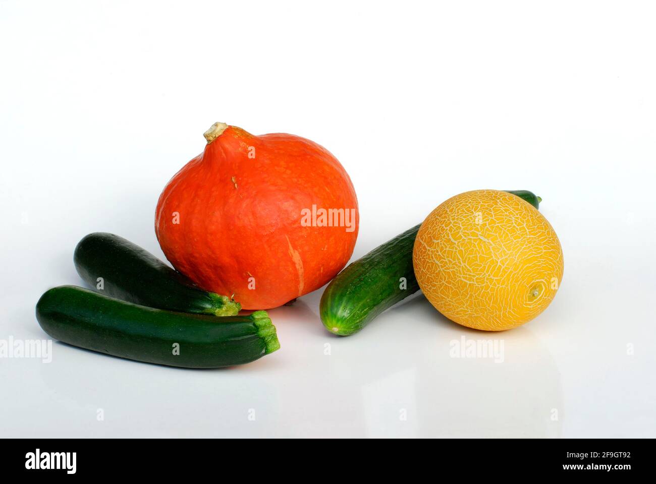 Cucurbita (pepo pepo) , foodPumpkin (Cucurbita) Hokkaido, Galia melon ...