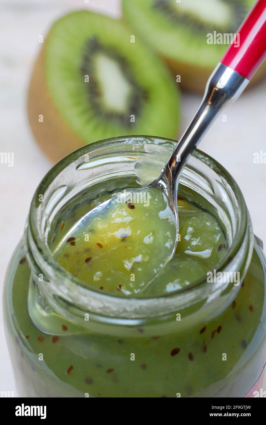 Chinese gooseberry jam (Actinidia chinensis, Actinidia (Actinidia ...