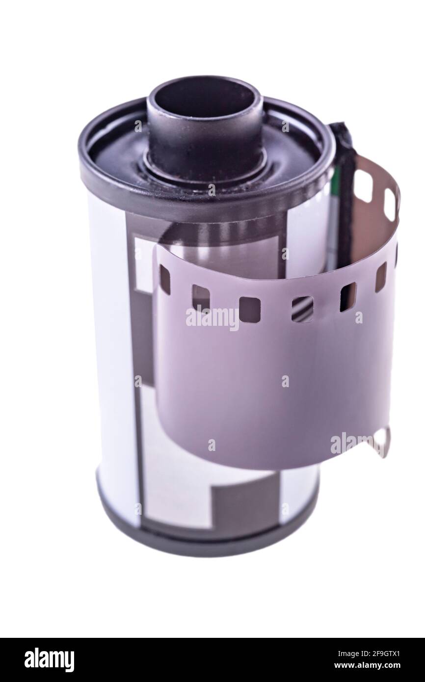 Metal can for 35mm 35mm photographic film. New photographic film for ...