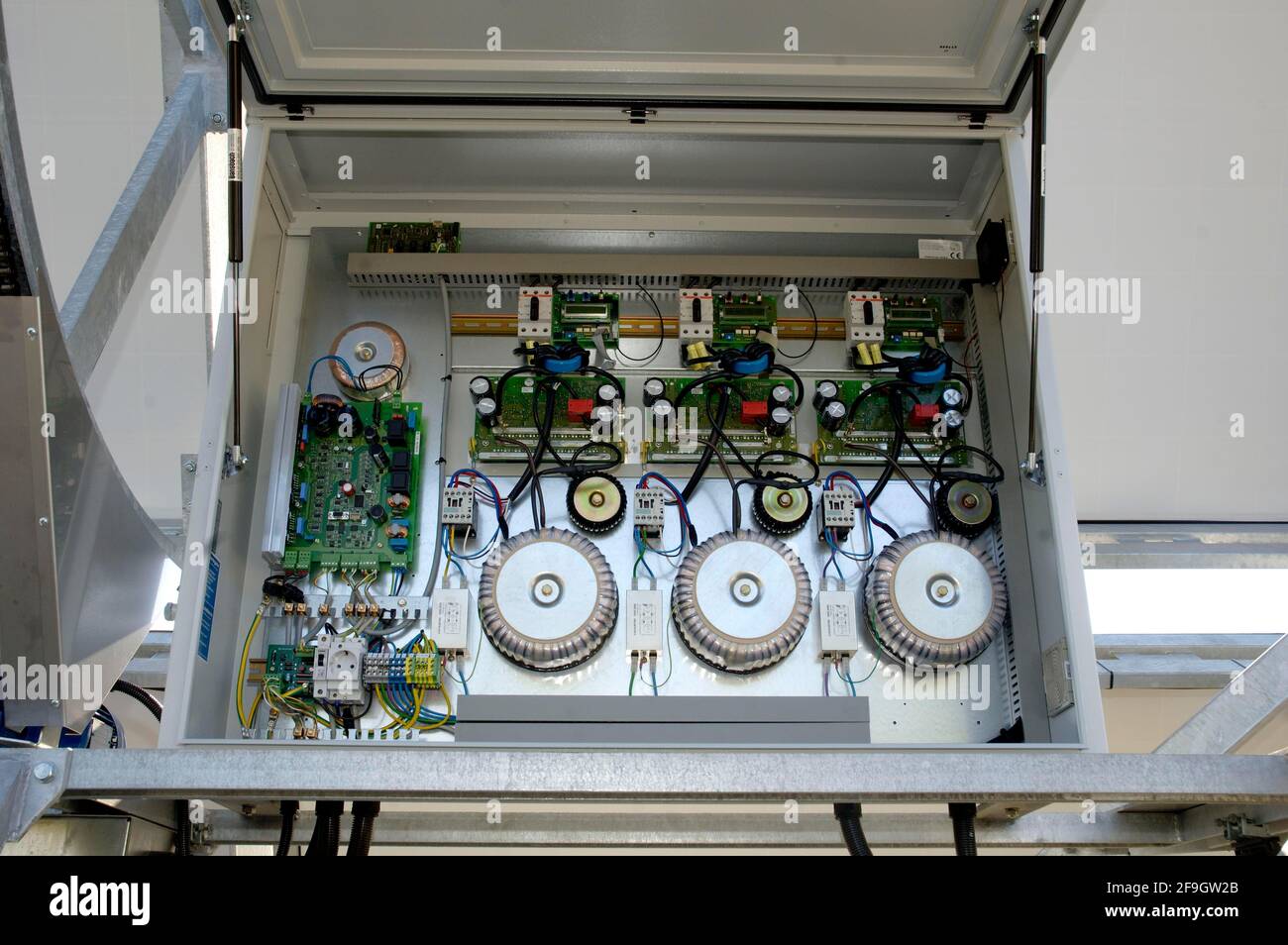 Control system of photovaltaik plant, solar park, Arnstein, control ...