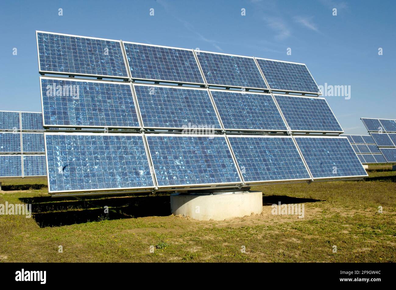 Photovoltaic plant, solar park, Arnstein, Bavaria, Germany Stock Photo ...