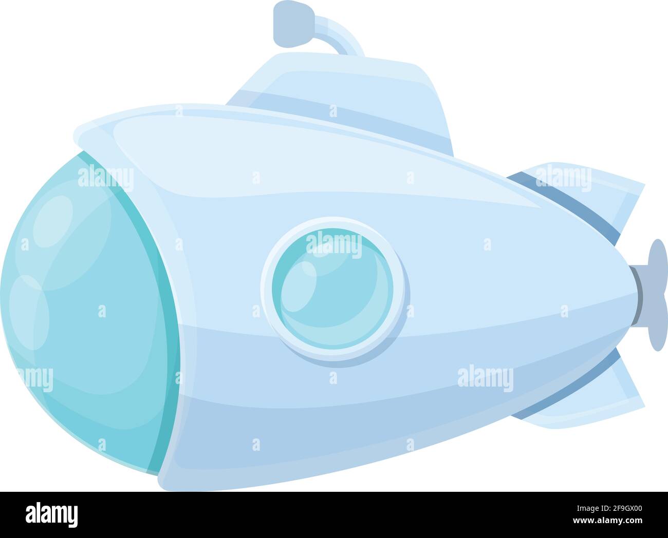 Dive submarine icon. Cartoon of Dive submarine vector icon for web ...