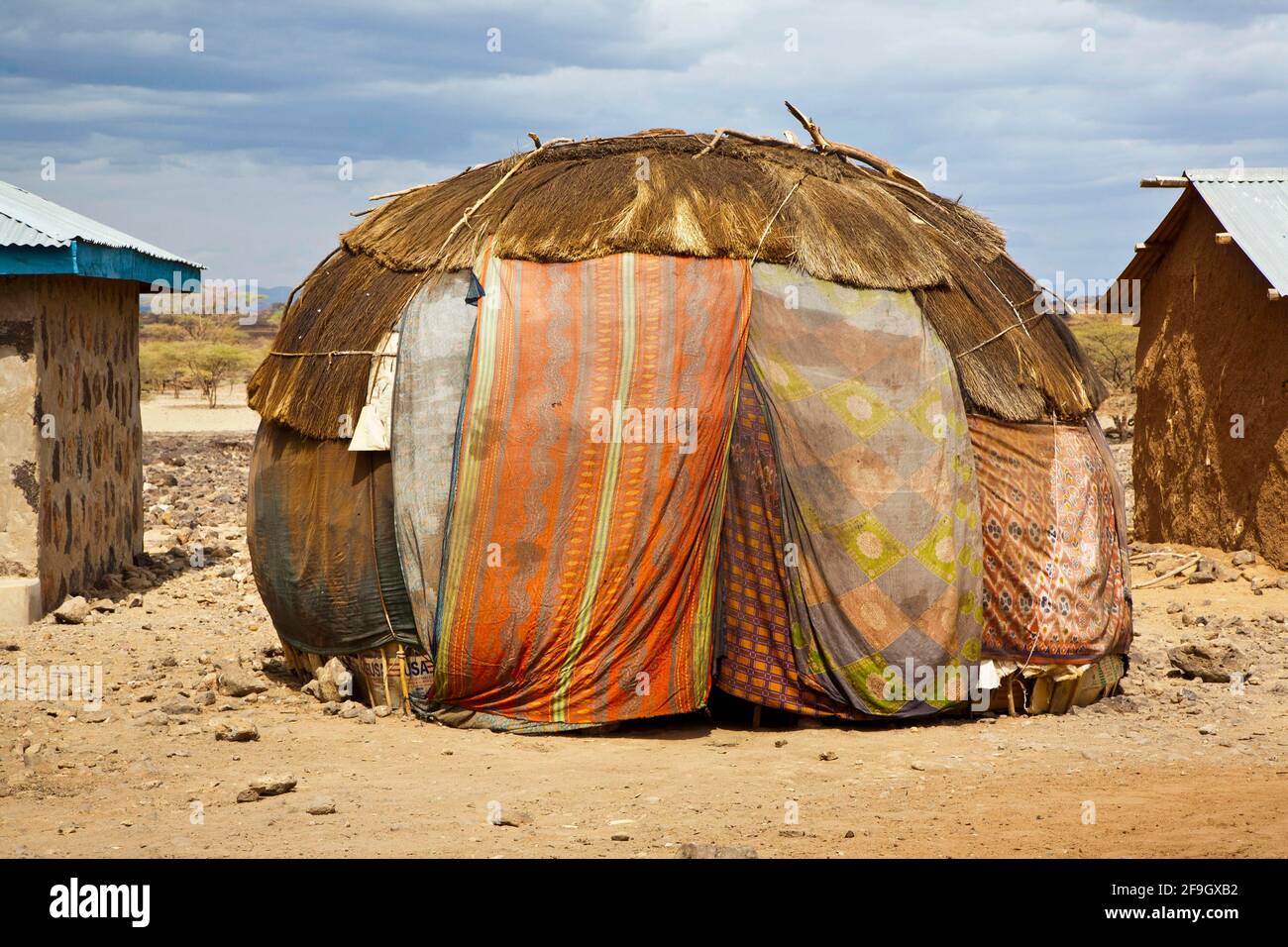 Kenyan village rural hi-res stock photography and images - Alamy