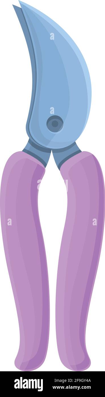Secateurs cut icon. Cartoon of Secateurs cut vector icon for web design ...