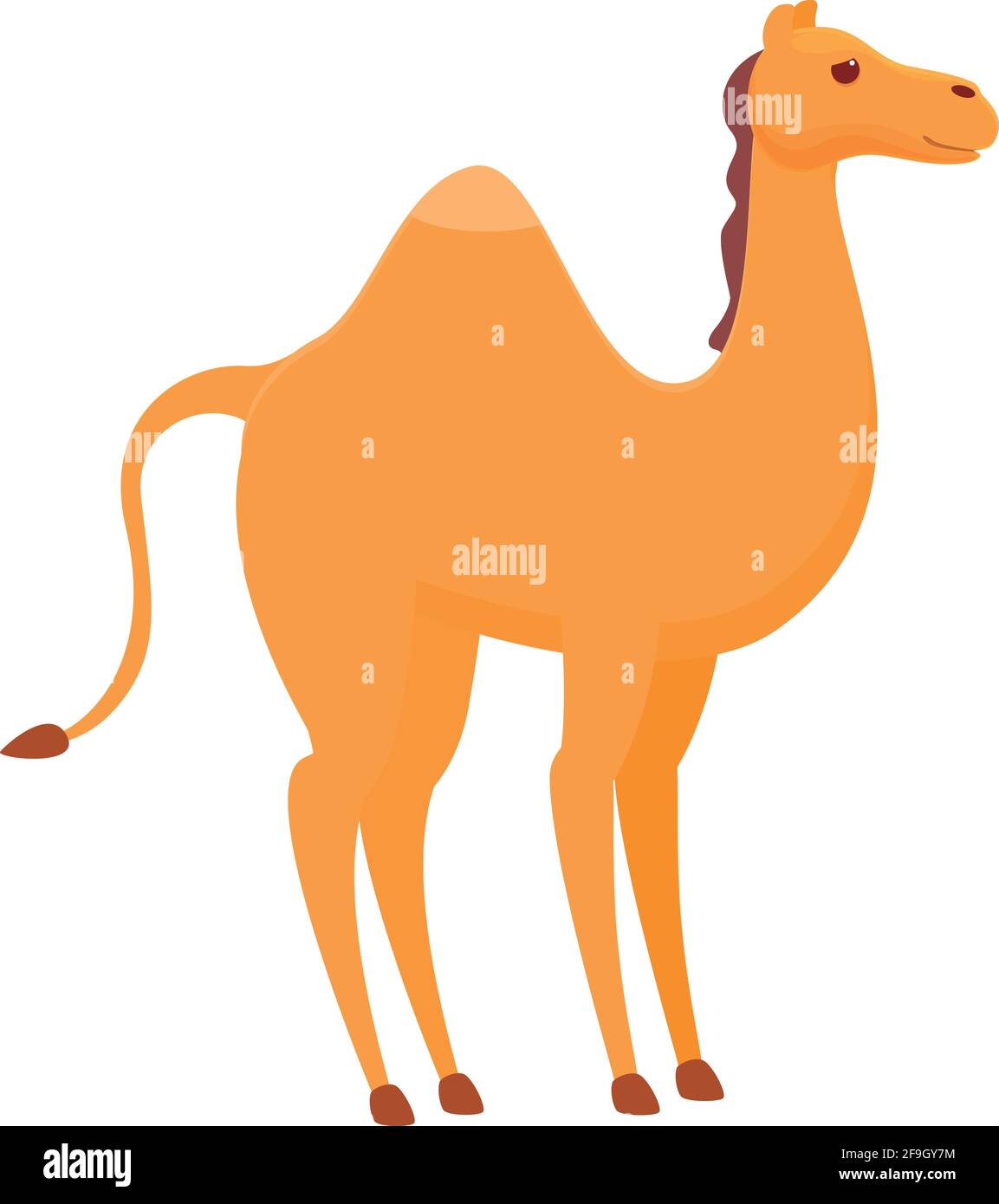 Funny camel icon. Cartoon of Funny camel vector icon for web design ...