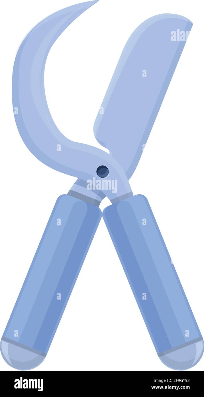 Farming secateurs icon. Cartoon of Farming secateurs vector icon for ...