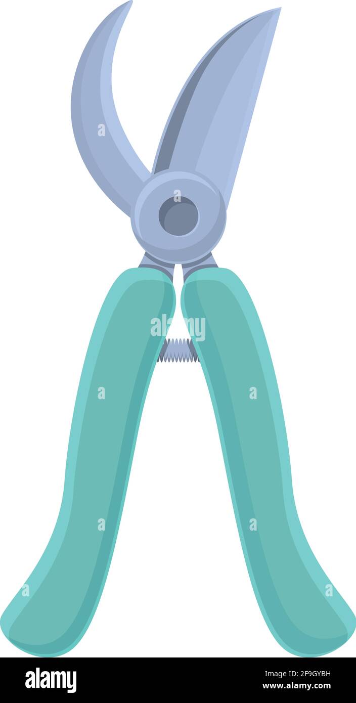 Cutter secateurs icon. Cartoon of Cutter secateurs vector icon for web ...