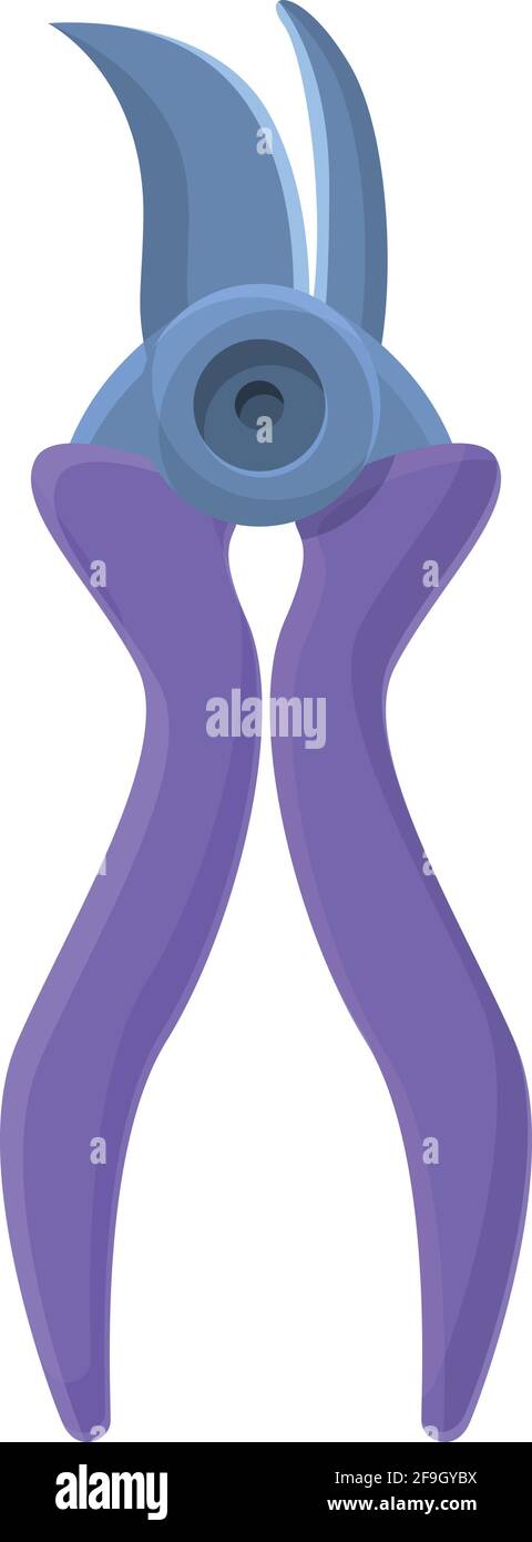 Work secateurs icon. Cartoon of Work secateurs vector icon for web ...