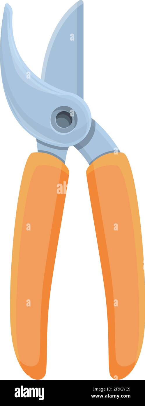 Pruner secateurs icon. Cartoon of Pruner secateurs vector icon for web ...