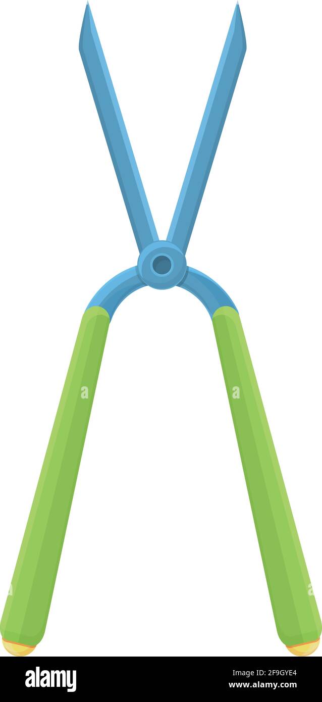 Bush secateurs icon. Cartoon of Bush secateurs vector icon for web ...