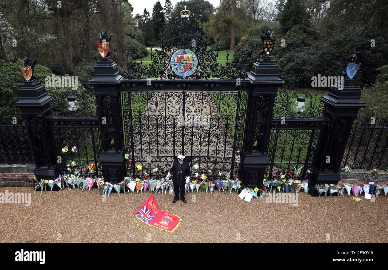 Sandringham, UK. 10th Apr, 2021. John Houston, formerly of the Merchant ...