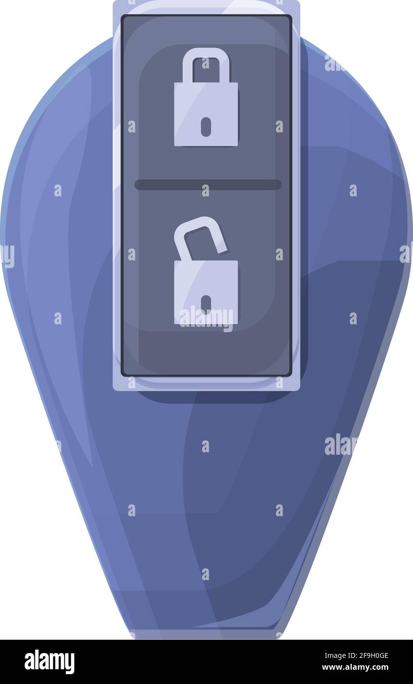 Business smart car key icon. Cartoon of Business smart car key vector ...