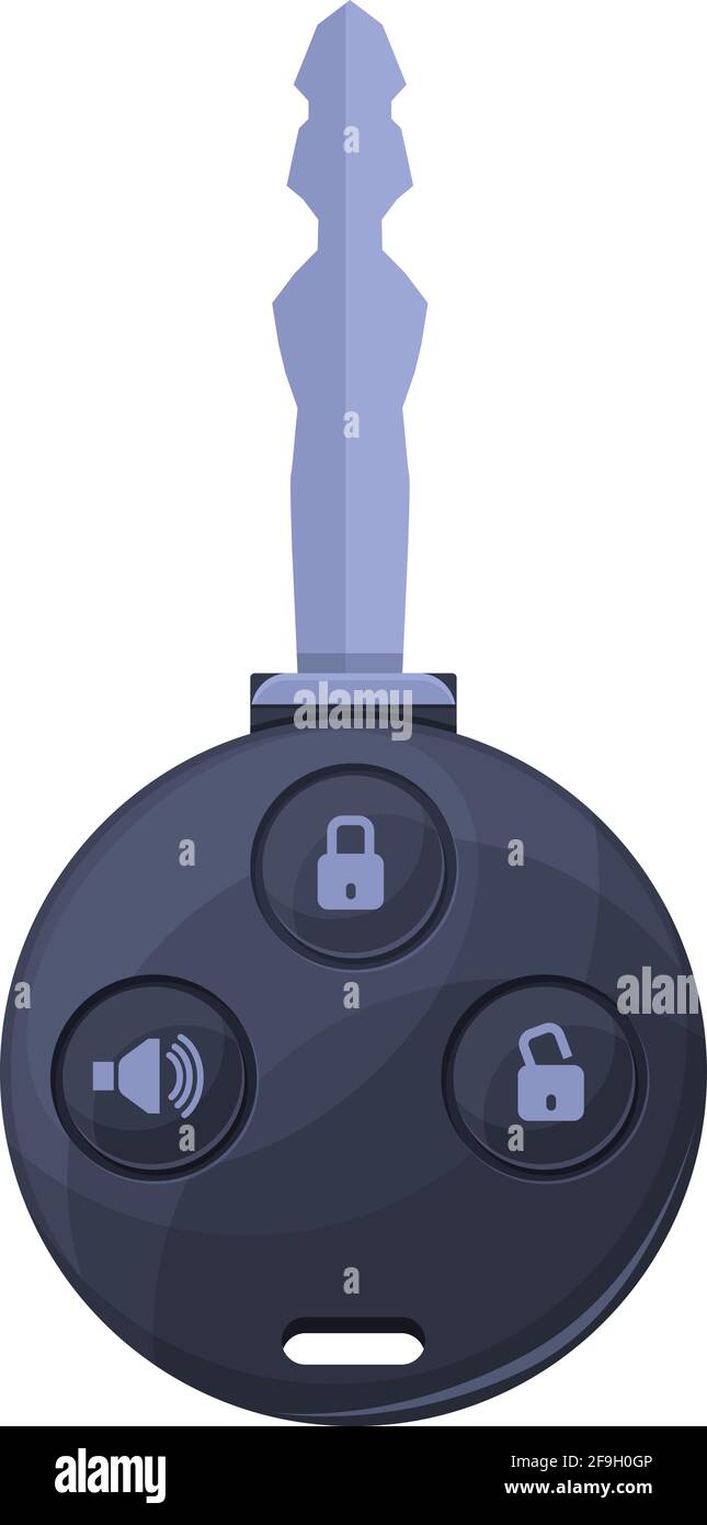 Mobile smart car key icon. Cartoon of Mobile smart car key vector icon ...