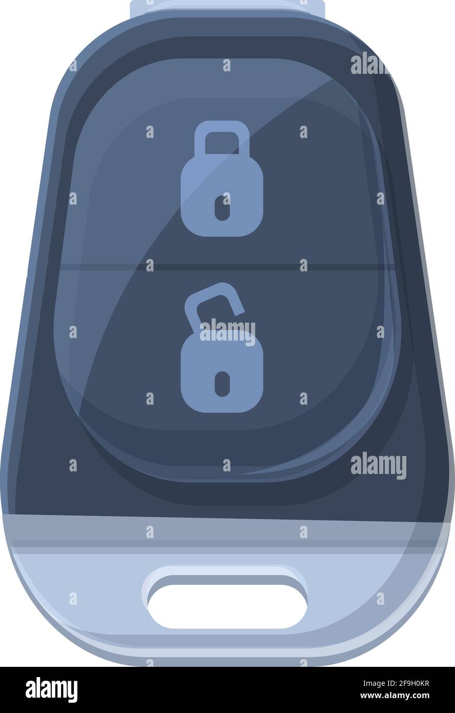 Plastic smart car key icon. Cartoon of Plastic smart car key vector ...
