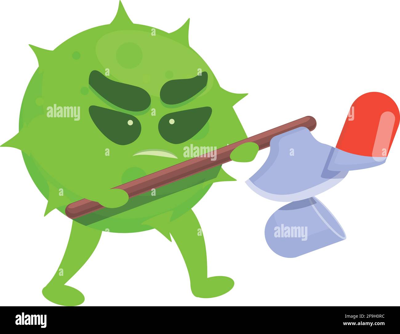 Fight antibiotic resistance icon. Cartoon of Fight antibiotic ...