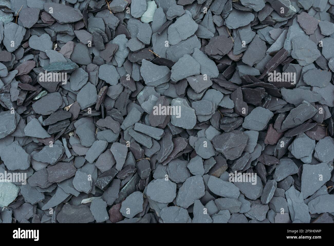 A top view of crushed stone gravel Stock Photo - Alamy