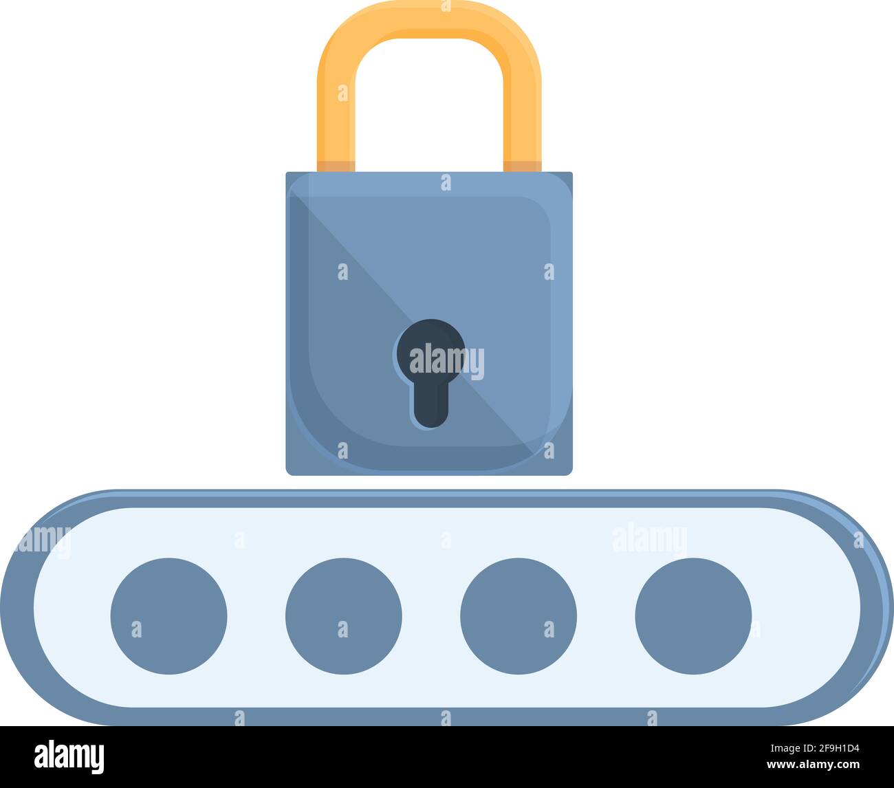 Safety password protection icon. Cartoon of Safety password protection ...