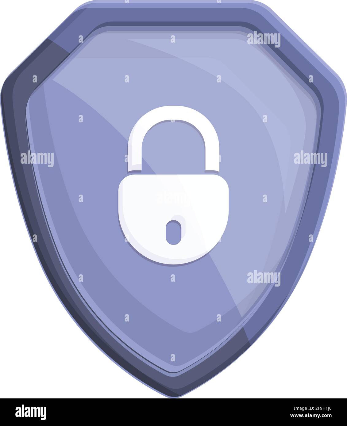 Alarm password protection icon. Cartoon of Alarm password protection ...