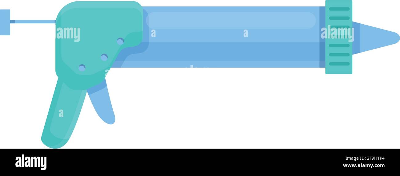 Silicone caulk gun icon. Cartoon of Silicone caulk gun vector icon for ...