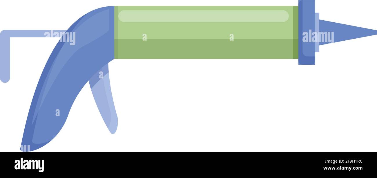 Construction silicone caulk gun icon. Cartoon of Construction silicone ...