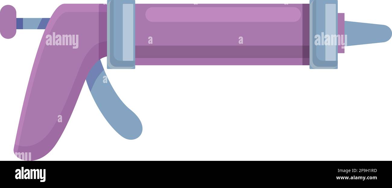 Craft silicone caulk gun icon. Cartoon of Craft silicone caulk gun ...