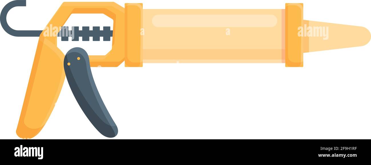 Equipment silicone caulk gun icon. Cartoon of Equipment silicone caulk ...