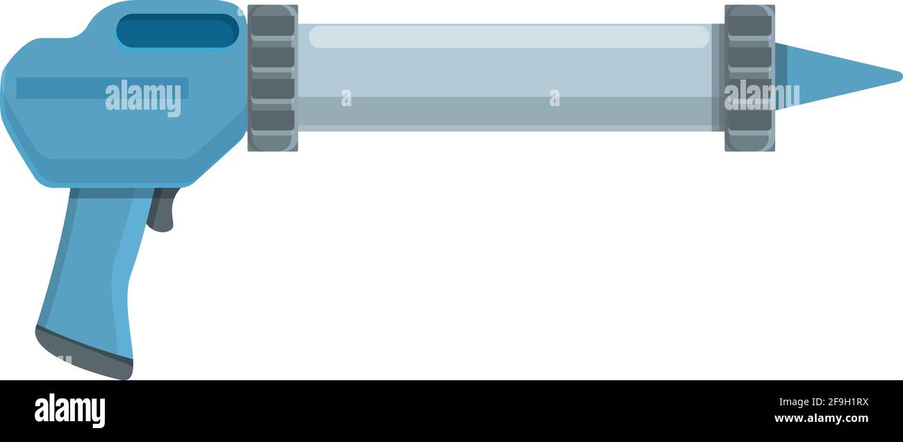 Industry silicone caulk gun icon. Cartoon of Industry silicone caulk ...