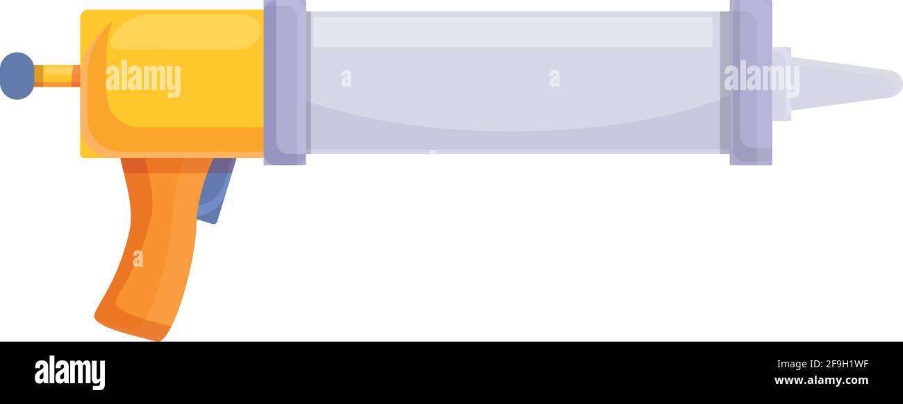Fill silicone caulk gun icon. Cartoon of Fill silicone caulk gun vector ...