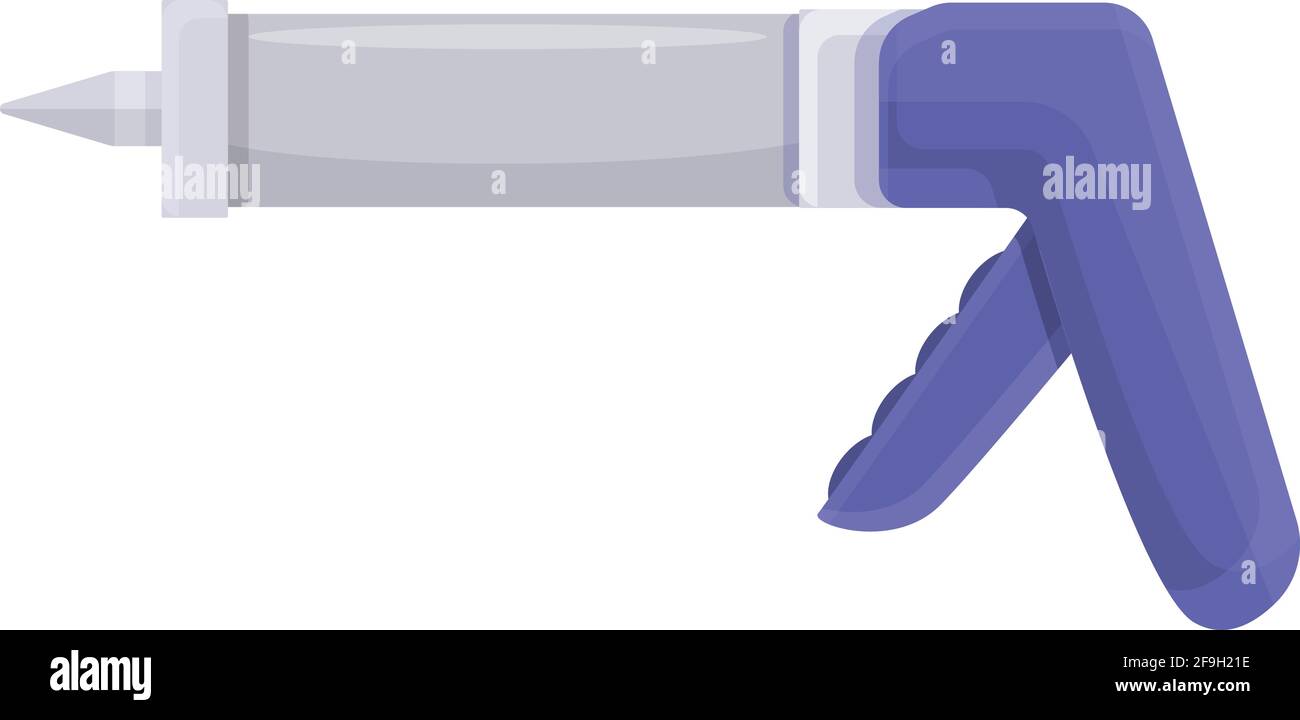 Tool silicone caulk gun icon. Cartoon of Tool silicone caulk gun vector ...