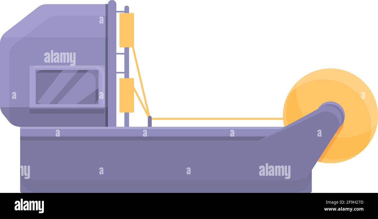 Thread factory line icon. Cartoon of Thread factory line vector icon ...