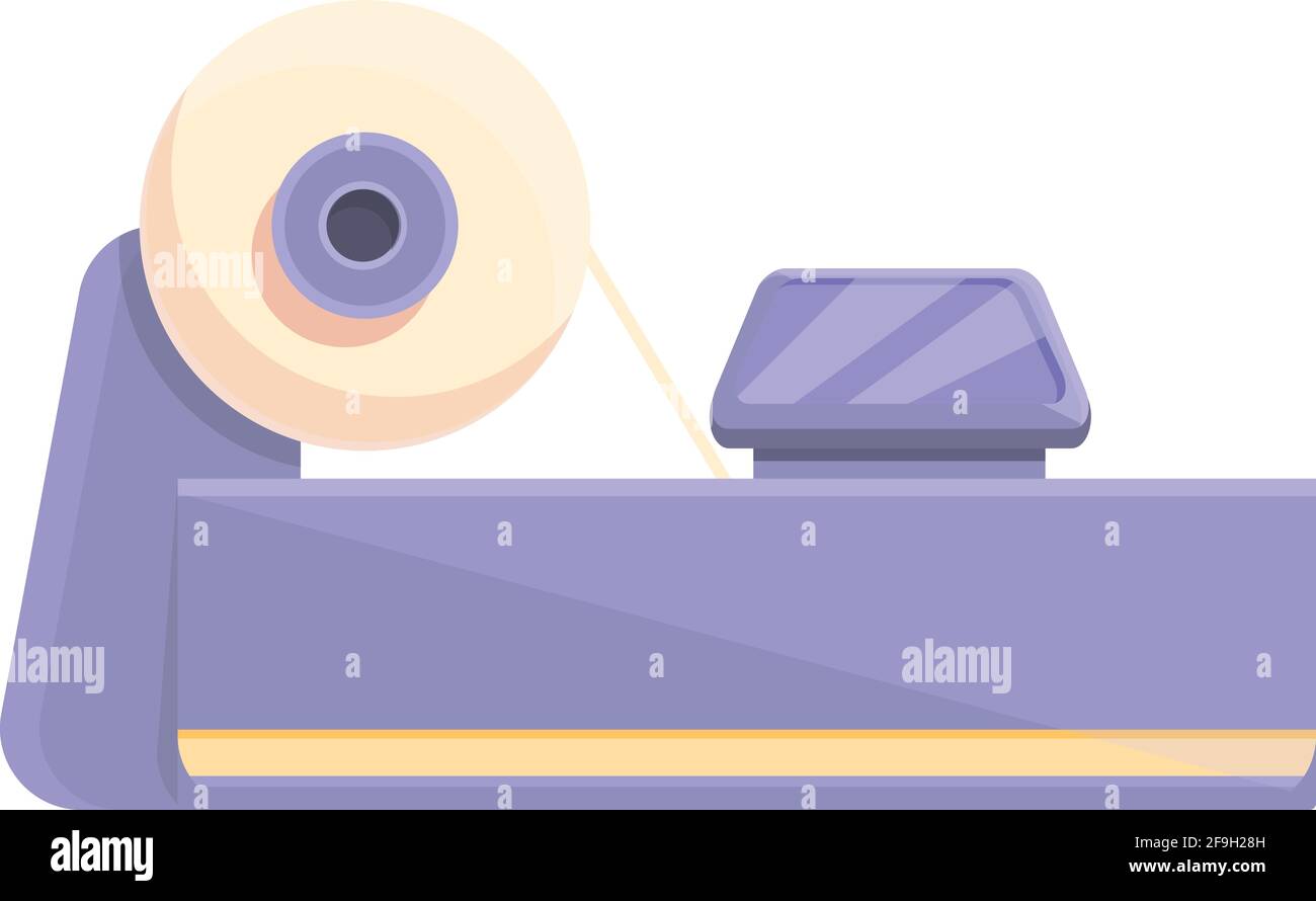 Sewing thread machine icon. Cartoon of Sewing thread machine vector ...