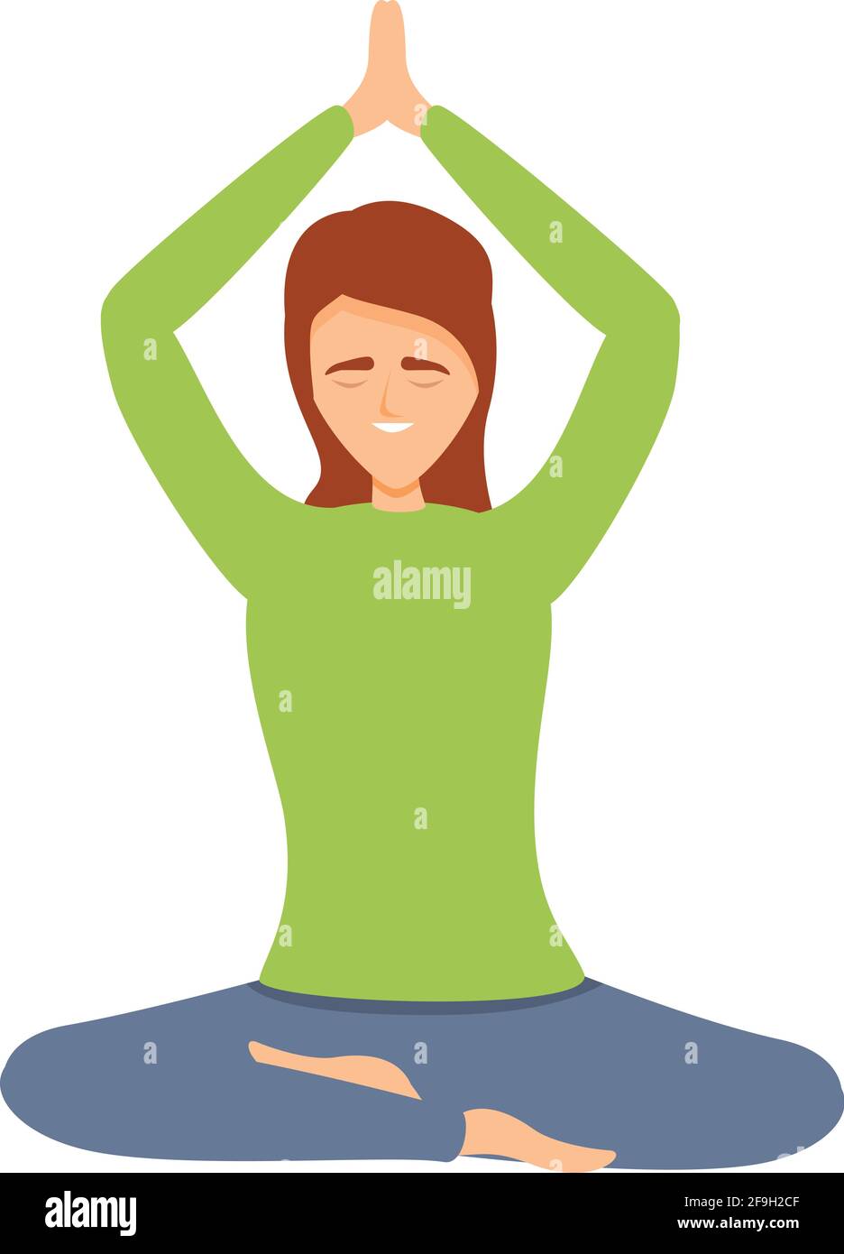 Retreat meditation icon. Cartoon of Retreat meditation vector icon for ...