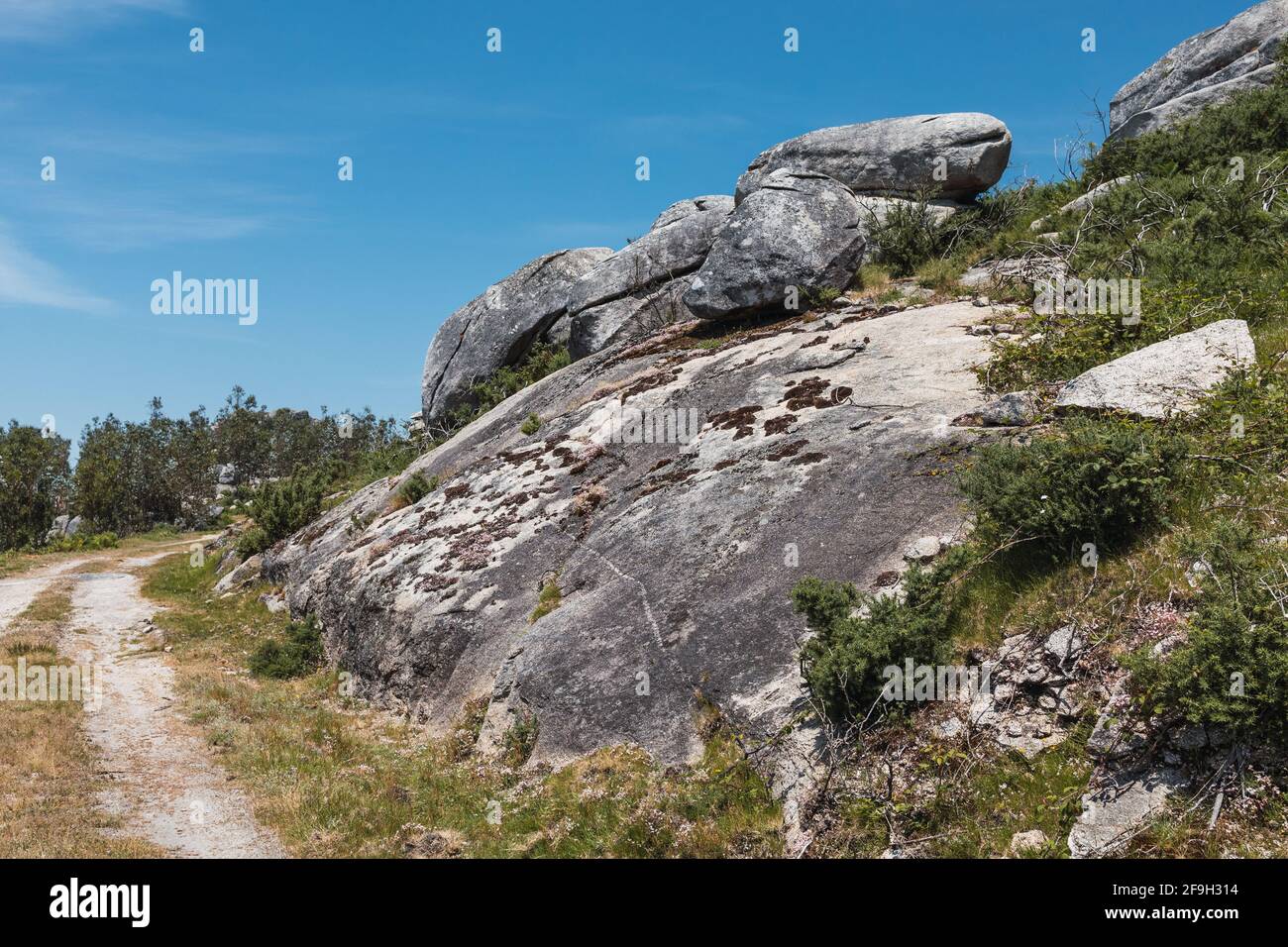 Jan 01, 1970: A beautiful landscape with rock formations and greenery ...