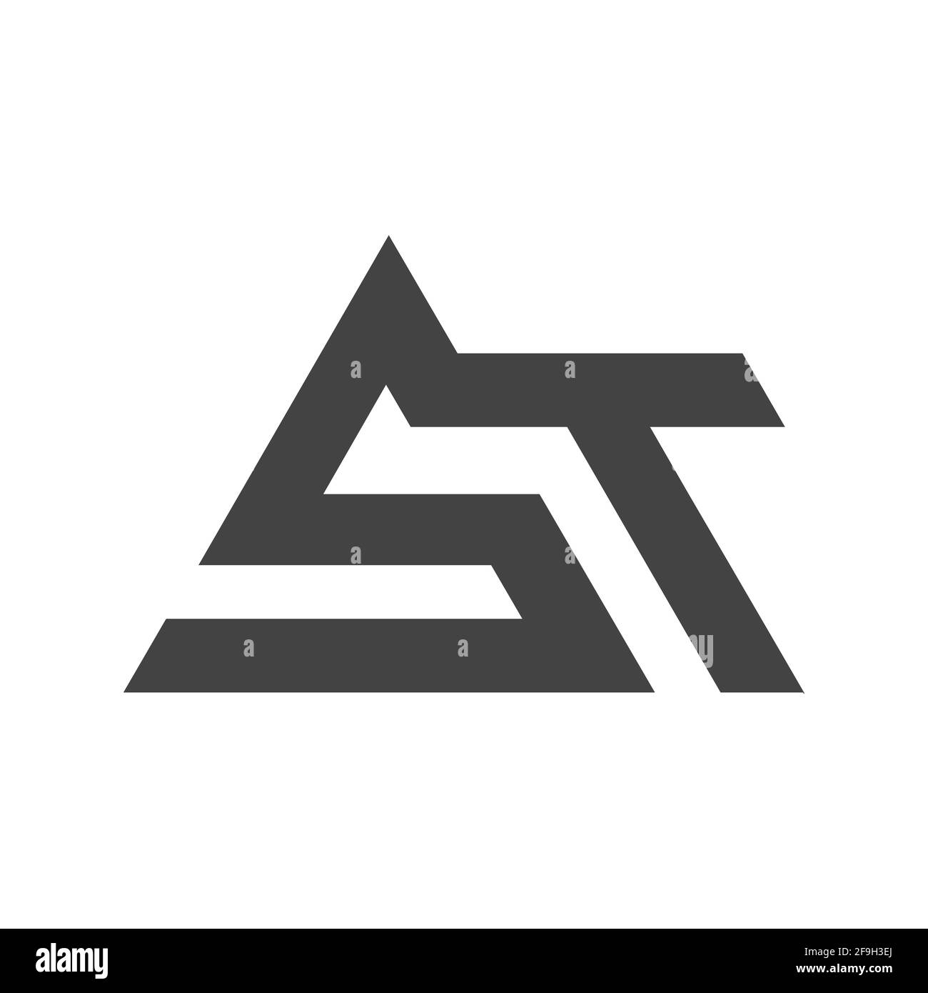 Initial ts letter logo vector template design. Linked letter st logo design Stock Vector Image ...