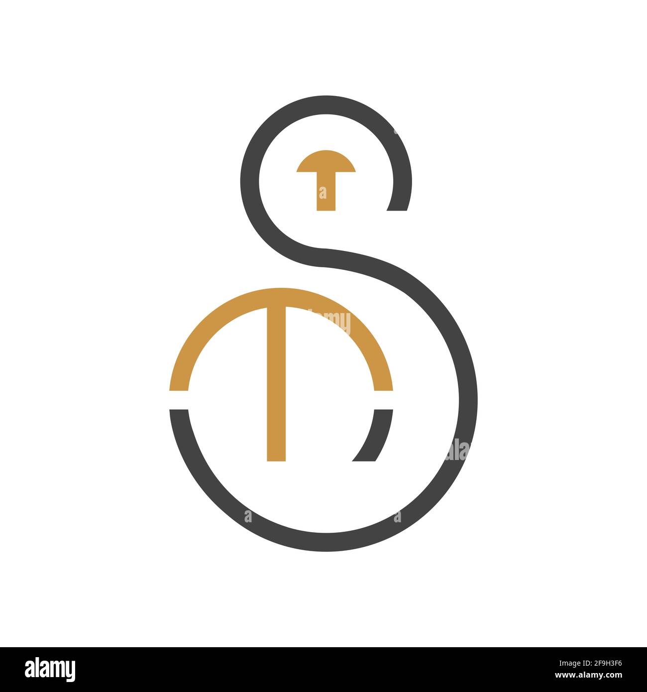 Initial ts letter logo vector template design. Linked letter st logo design Stock Vector Image ...