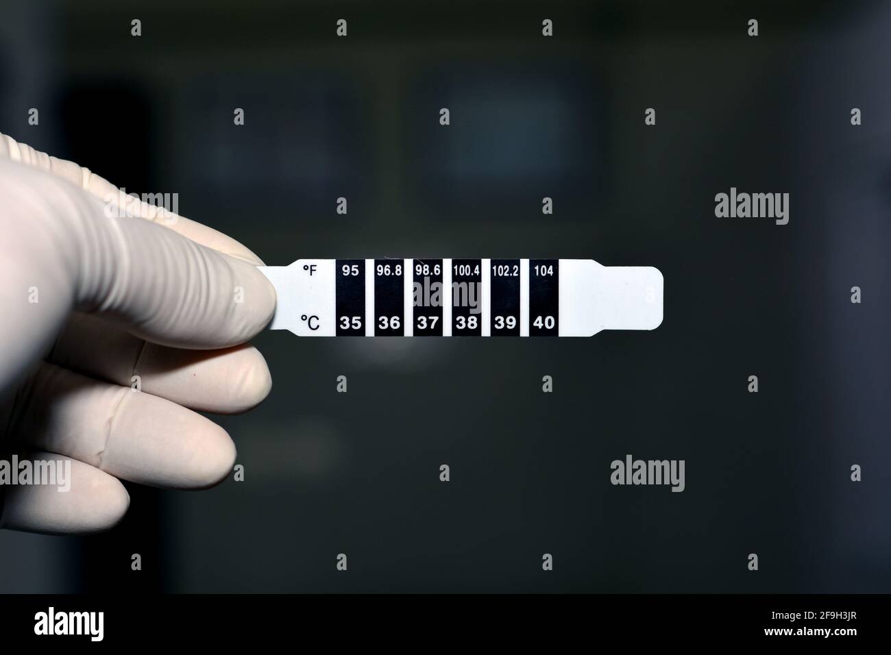 Fast Check Forehead Thermometer Strip. for Home or School. Reusable ...