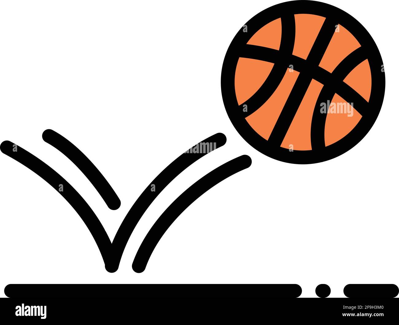 Female ball basket shot Stock Vector Images - Alamy