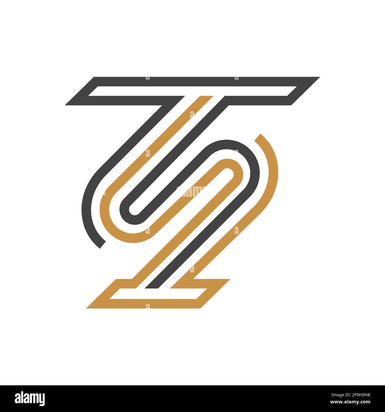 Initial ts letter logo vector template design. Linked letter st logo design Stock Vector Image ...