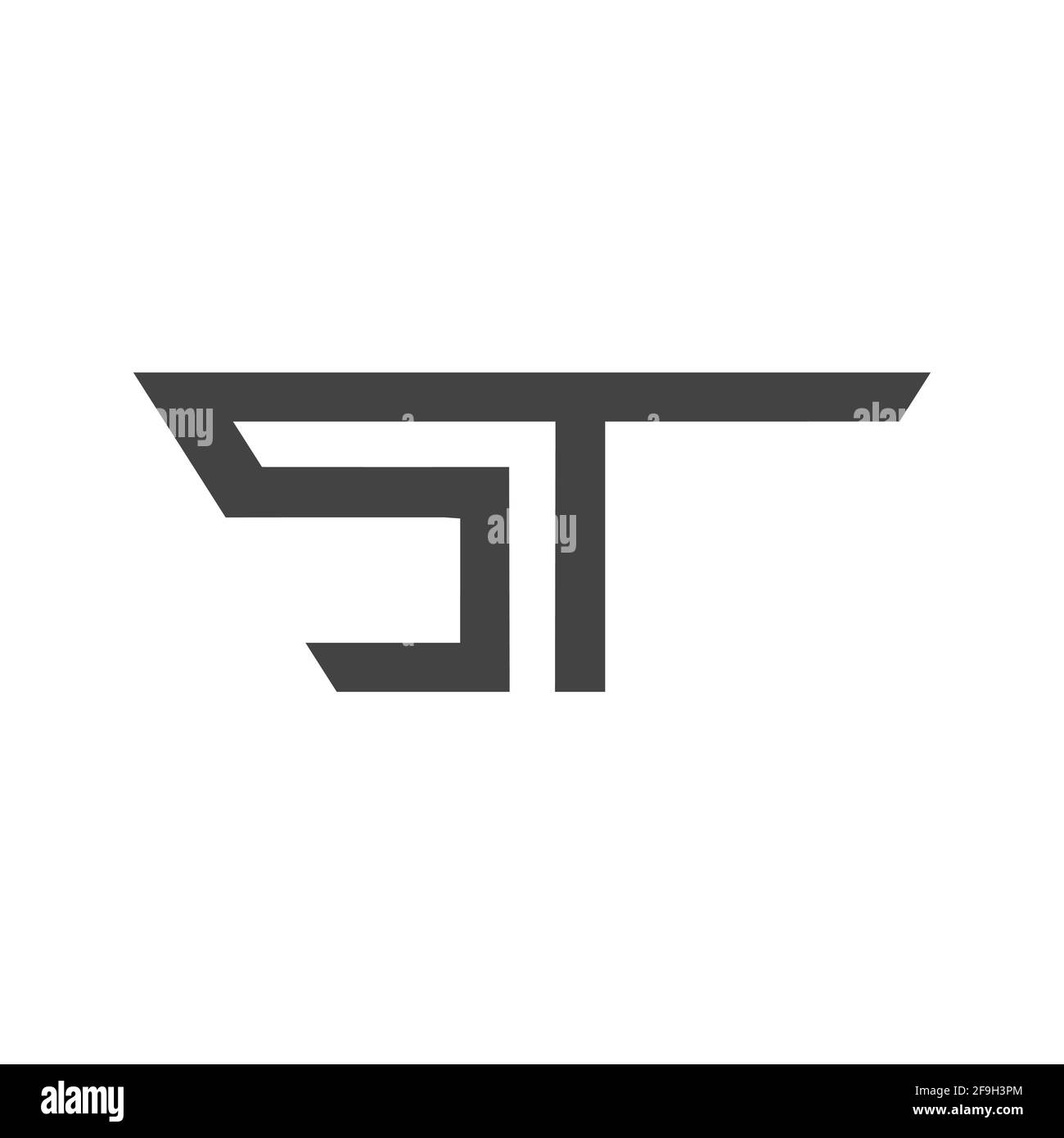 Initial ts letter logo vector template design. Linked letter st logo design Stock Vector Image ...