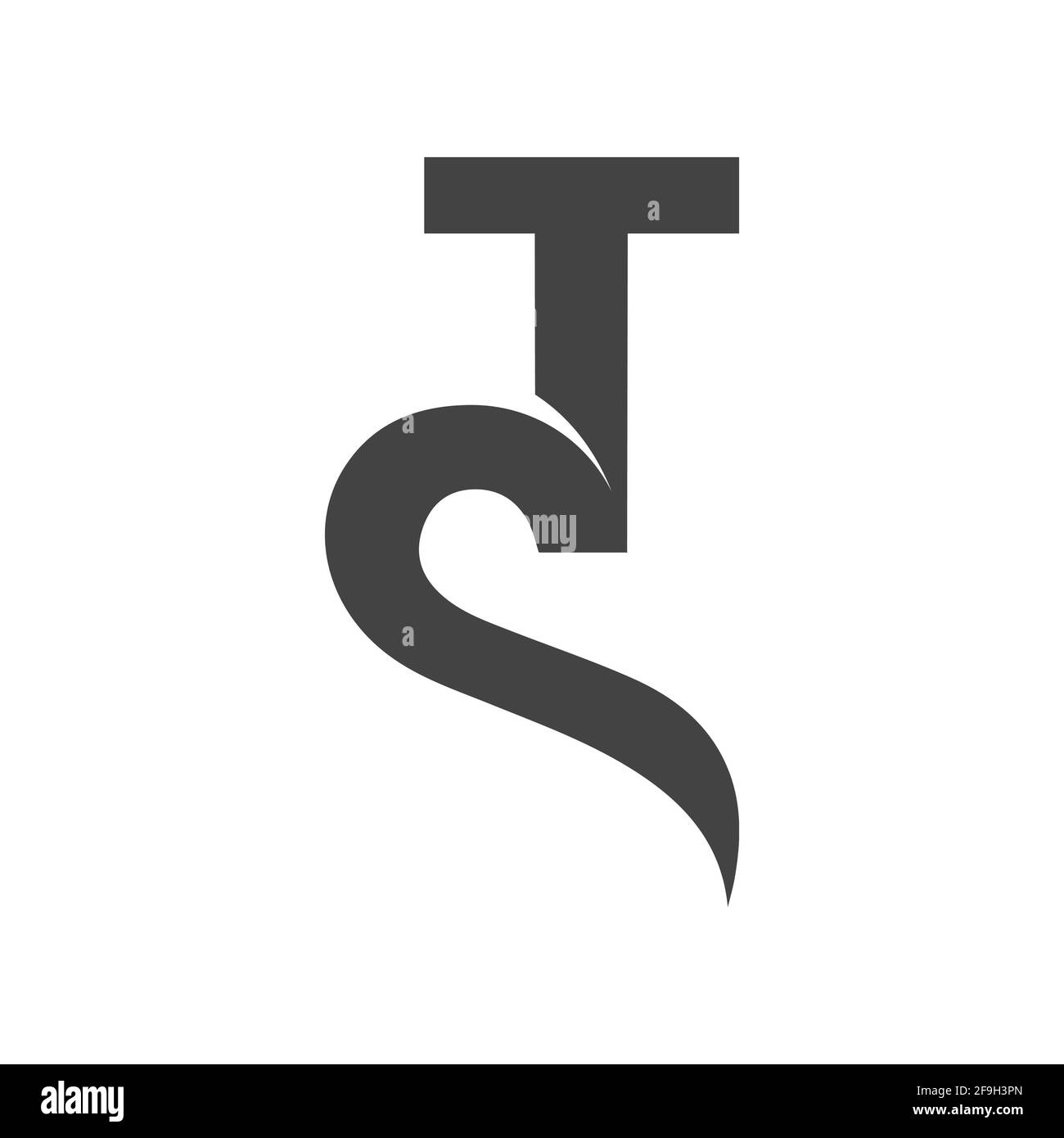 Initial ts letter logo vector template design. Linked letter st logo design Stock Vector Image ...