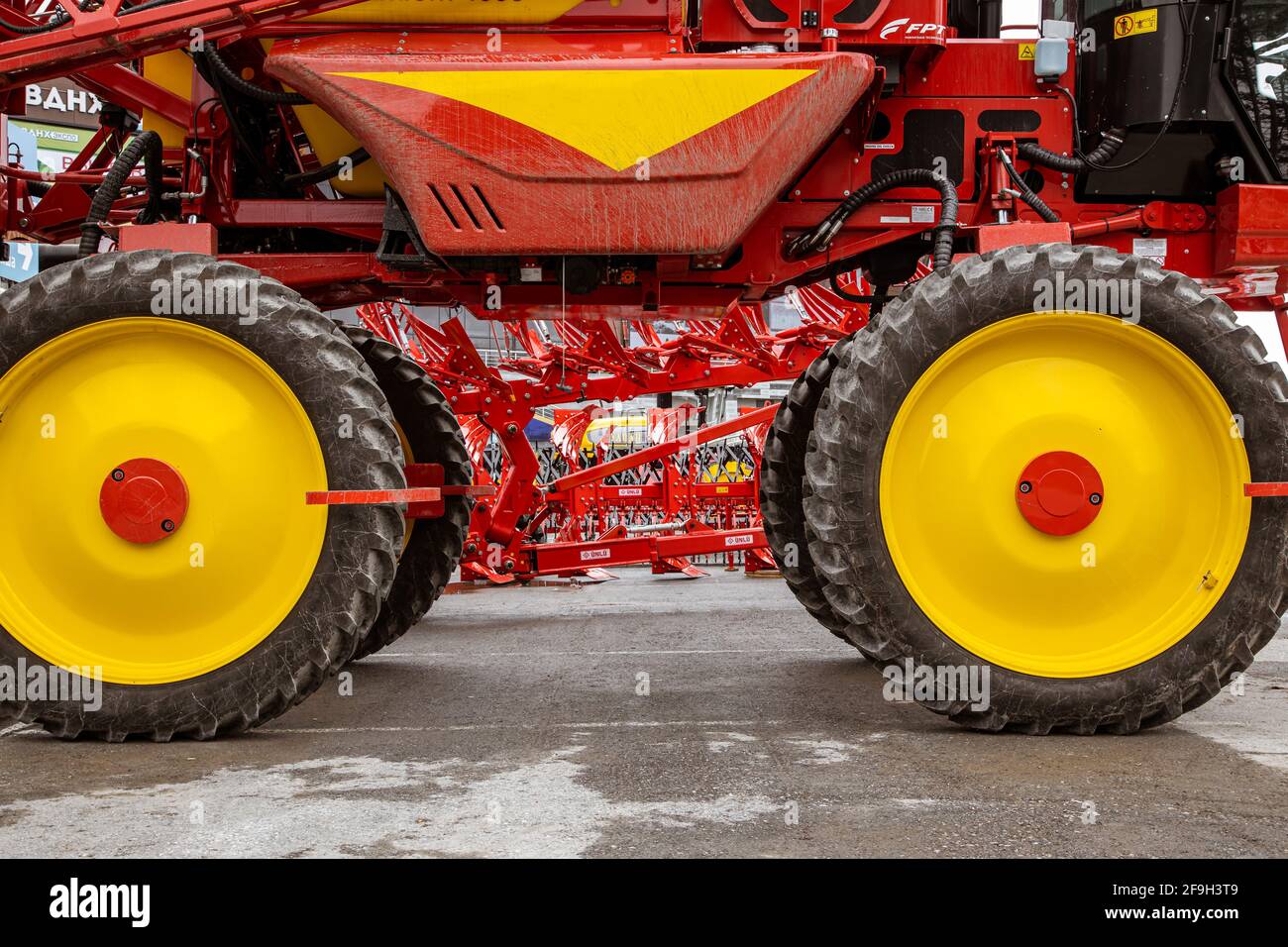 Agricultural machinery. The elements and components of agricultural ...